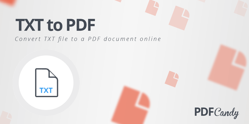 TXT To PDF Convert Text To PDF Online