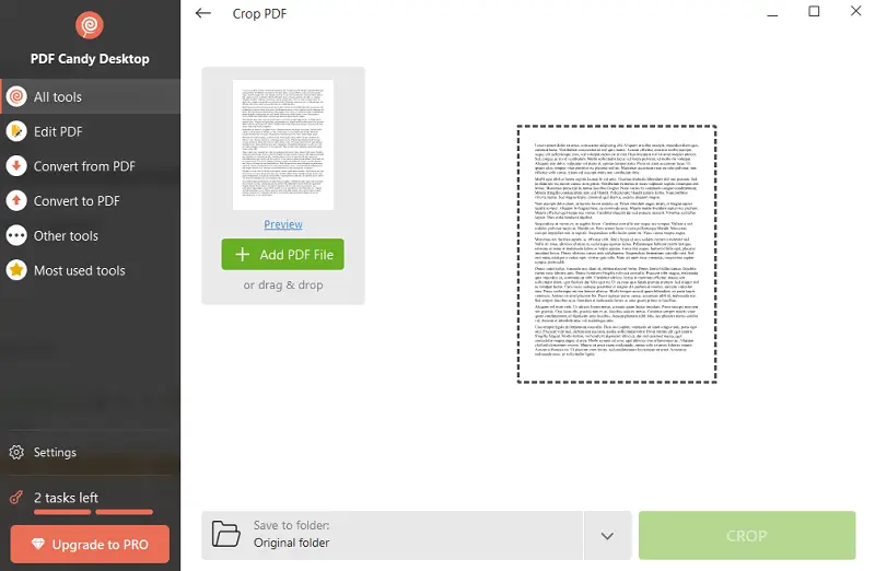 How to Crop PDF Without Adobe Online and Offline - PDF Candy